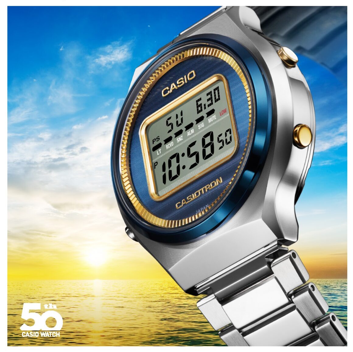 Relojes CASIO: Medio siglo de innovación en azul y dorado - Dapper Magazine